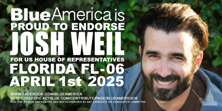 Blue America’s 1st Endorsement Of 2025— Florida Progressive Josh Weil ...